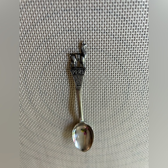 Peru | Dining | Vintage Antique Sterling Silver 925 Souvenir Spoon Peru ...